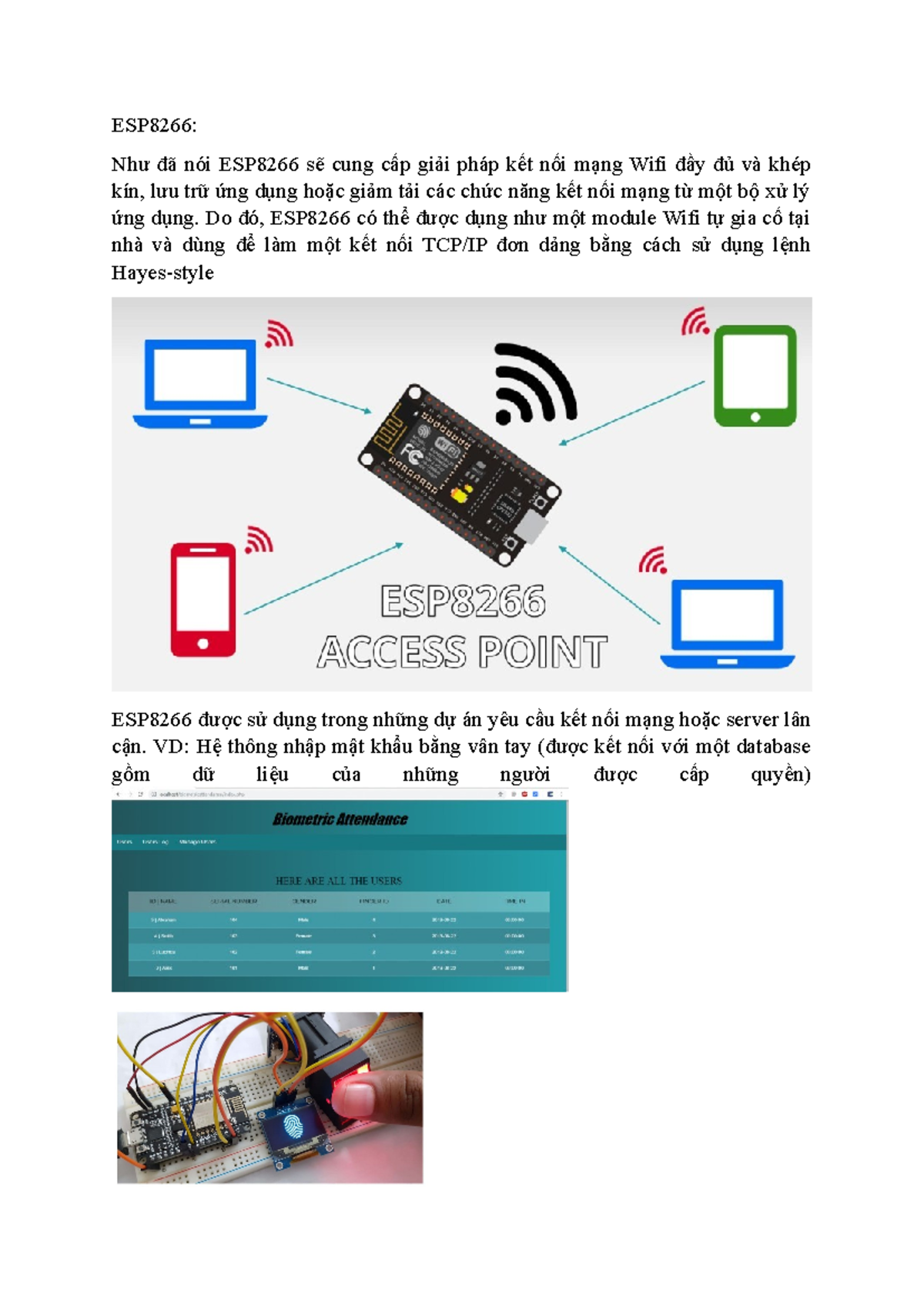 ESP8266 - IOT - ESP8266: Như đã nói ESP8266 sẽ cung cấp giải pháp kết ...
