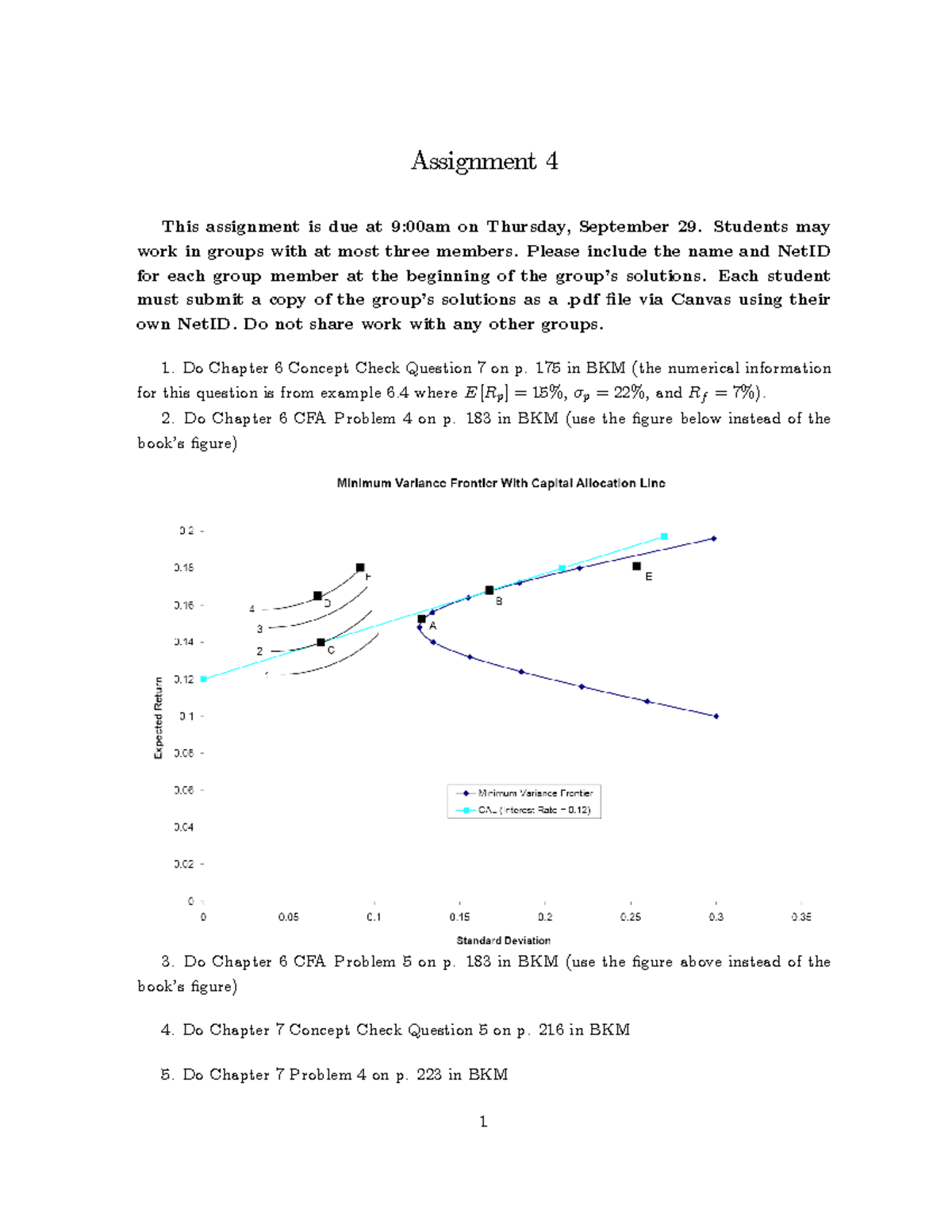 Assignment 4 220922 - dklfs - Assignment 4 This assignment is due at 9 ...