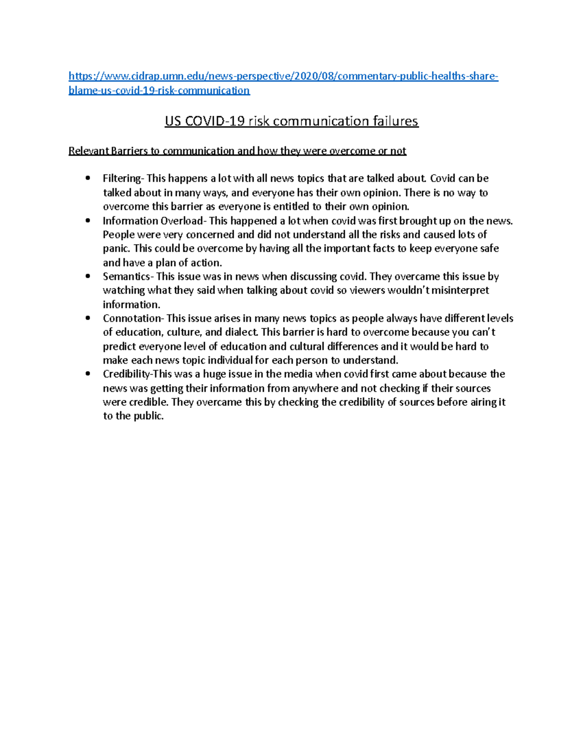 Communications Failure In the World assignment - - Studocu