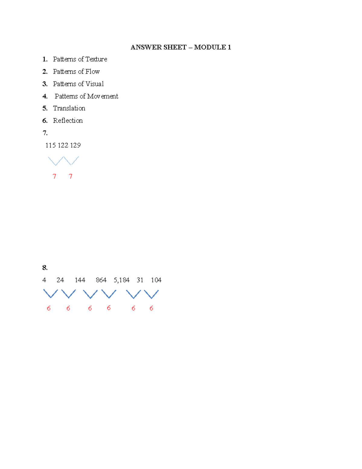 Answer Sheet - Use responsibly! Don't plagiarize! - ####### ANSWER ...