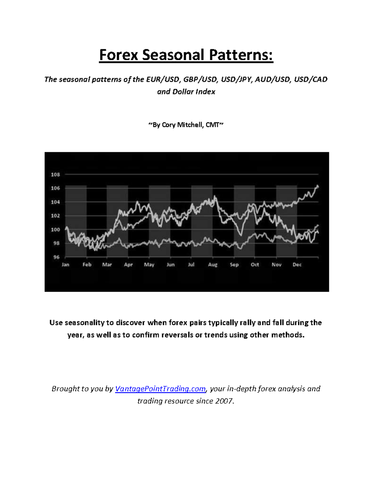Forex Seasonal Patterns e Book 1 - Forex Seasonal Patterns: The ...