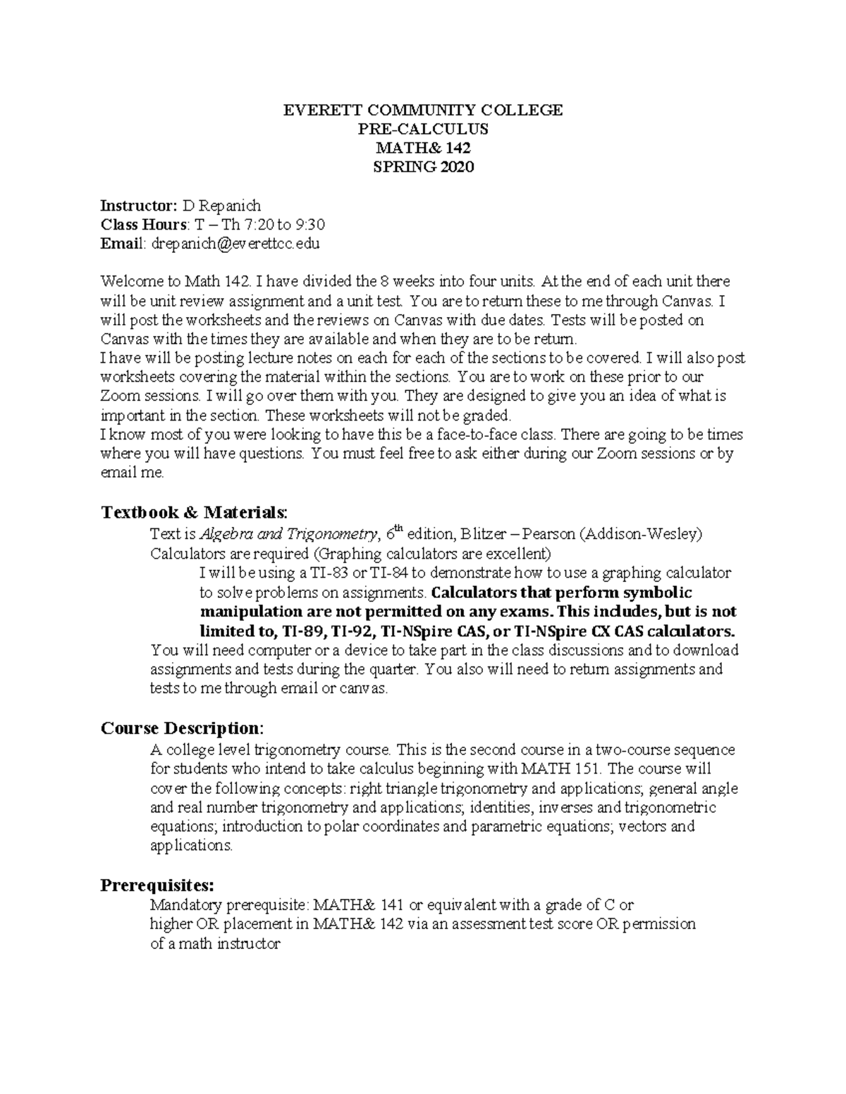 MATH 142 S - Spring 2020 - David Repanich - EVERETT COMMUNITY COLLEGE ...