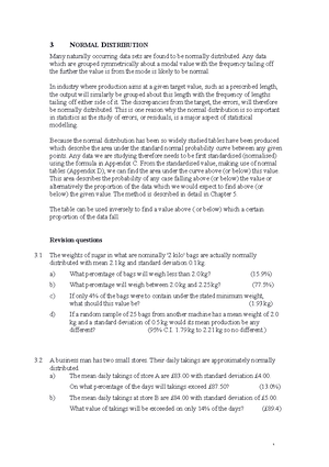 Revision 1 Descriptive and summary statistics - REVISION You have now ...