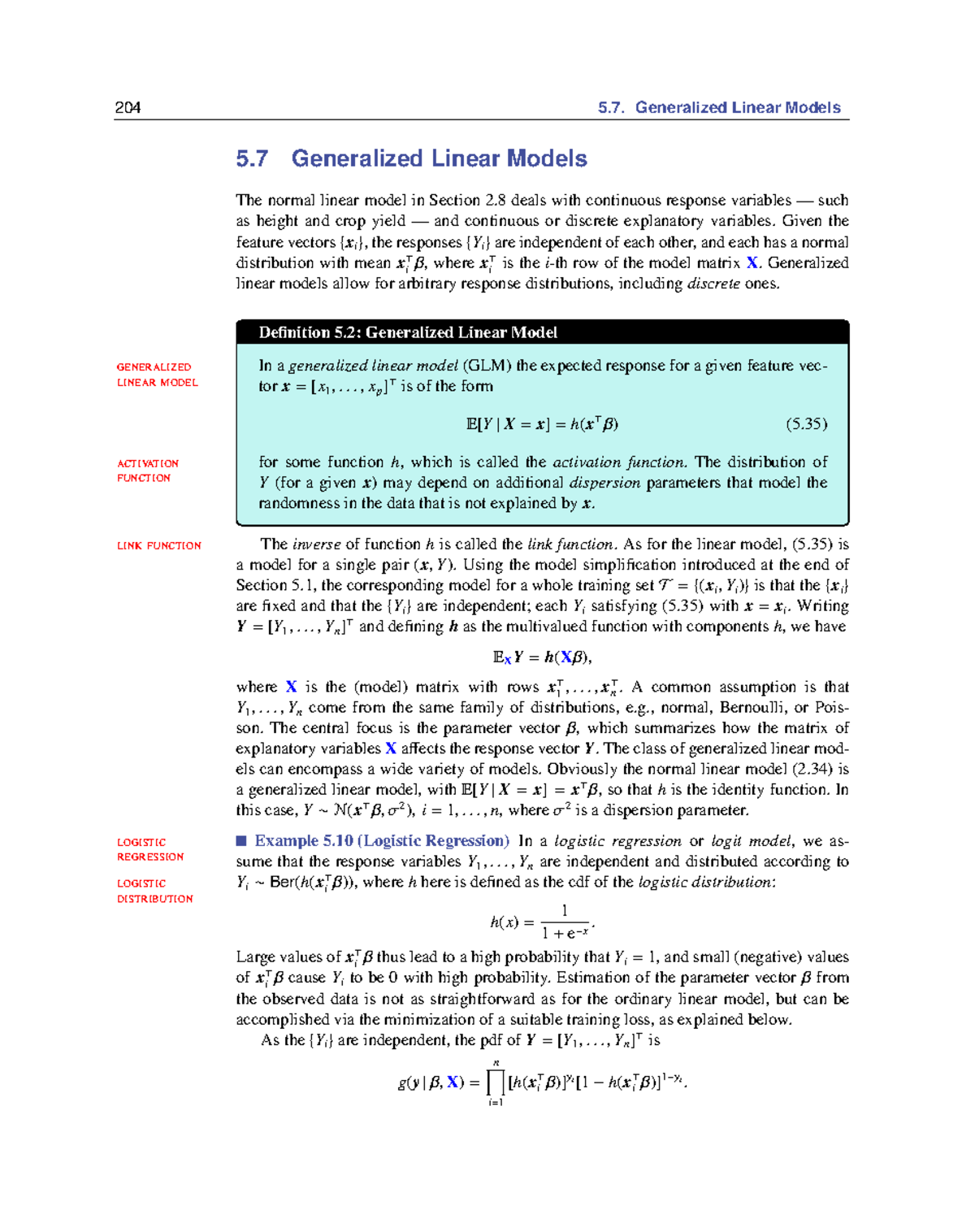 DSML-222-232 - This pdf includes basics of Data Science - 204 5. Generalized Linear Models 5 ...