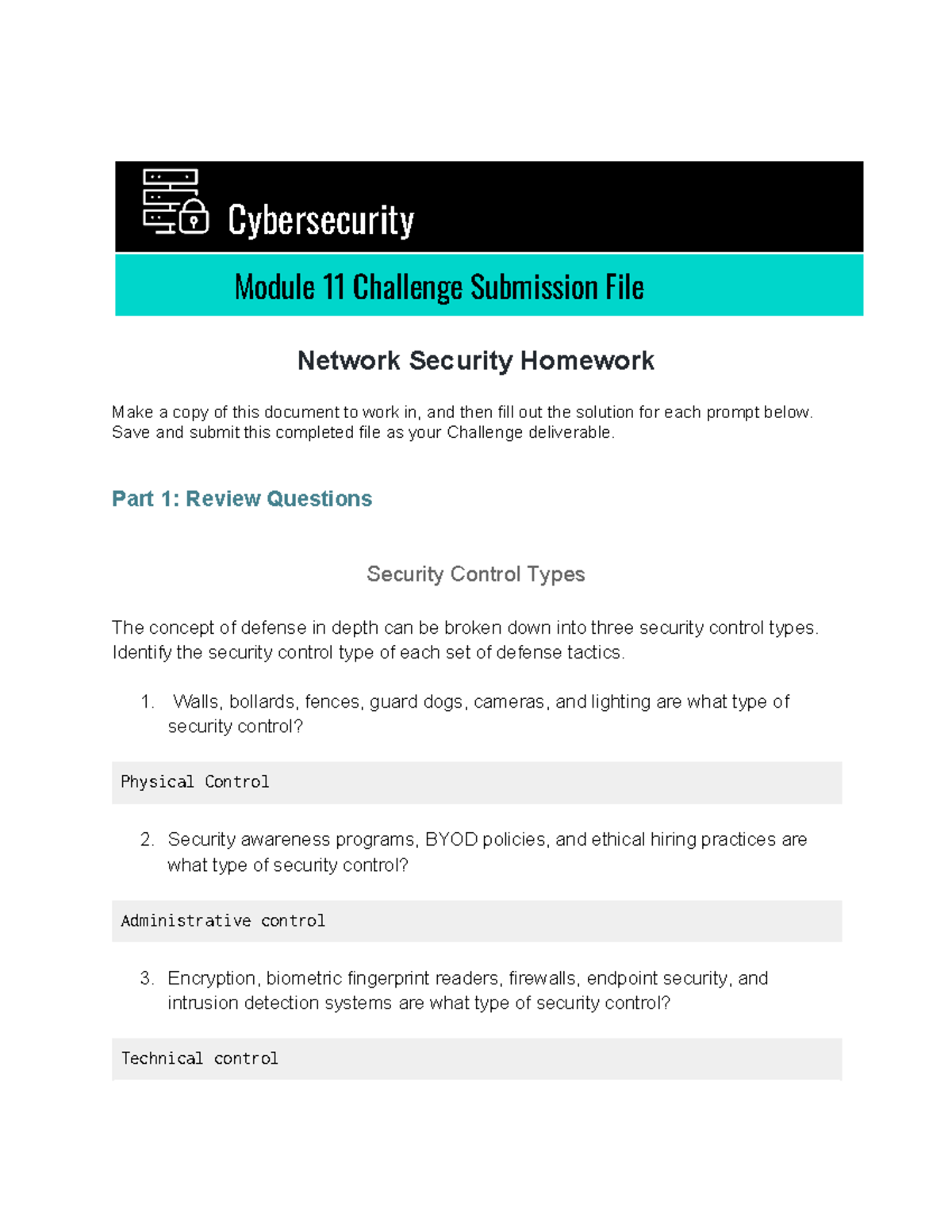 Network Security Challenge Cybersecurity Module 11 Challenge Submission File Network Security