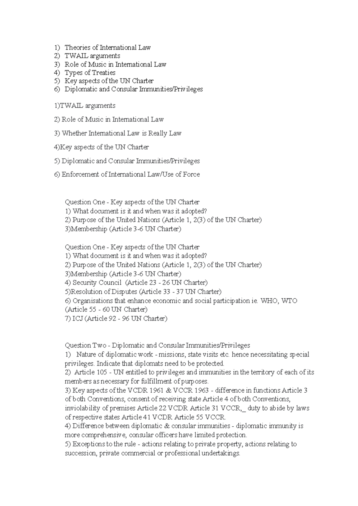 Test 3 Preparation lecture notes from meating - Theories of ...