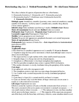 Lab Lecture - Human Biology - BIO552 Practical lecture DR. MUHAMMAD ...
