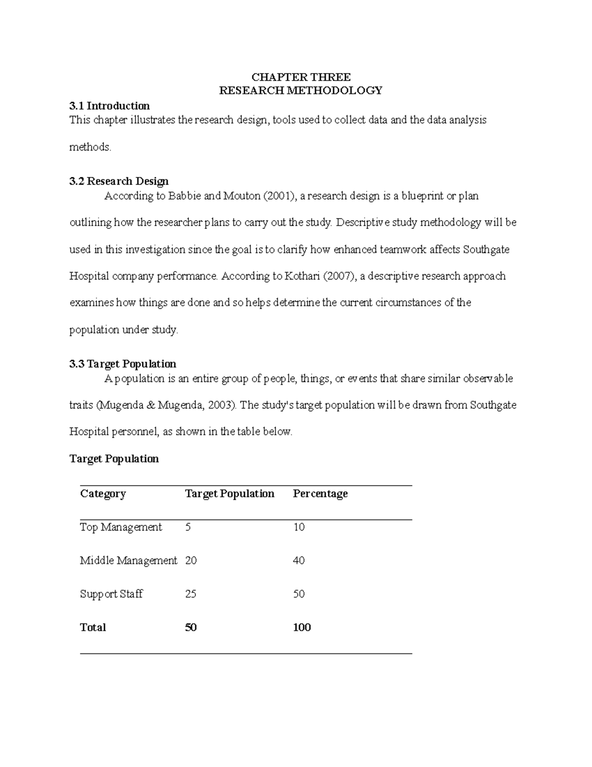 Chapter Three Collaborative - CHAPTER THREE RESEARCH METHODOLOGY 3 ...