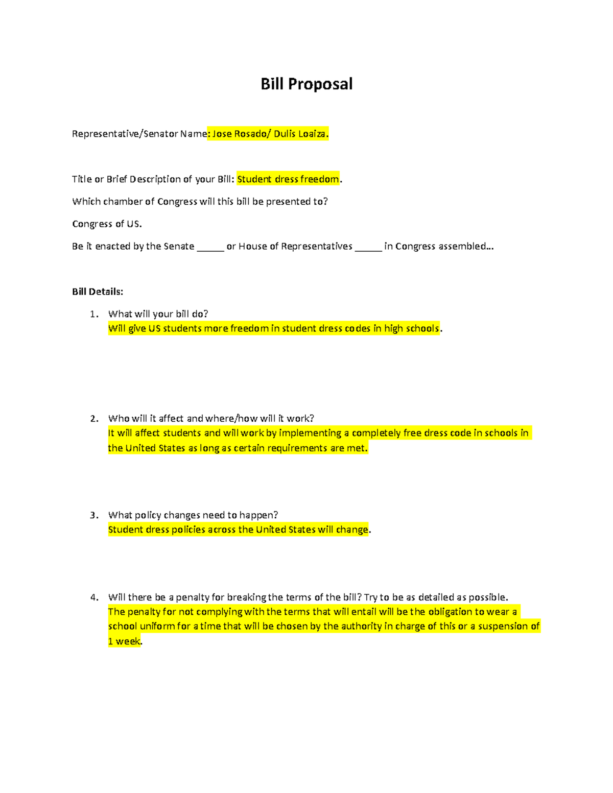 Bill+Proposal end[64] - Bill Proposal Representative/Senator Name: Jose ...