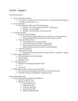 Molec Cell Bio Chapter 4 - Cell Bio – Chapter 4 Culturing and Visualizing cells Growing and ...