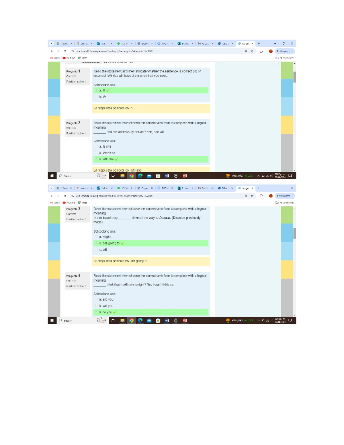 Examen 1 - Seme activida Mail (15) Grupos TIPOS Encues M Recibid ...