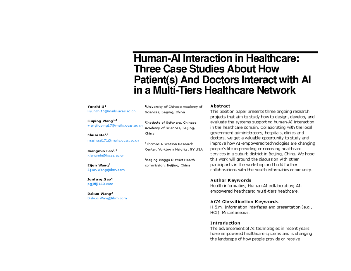 Artificial Intelligence Unit 3 part 4 - Human-AI Interaction in ...