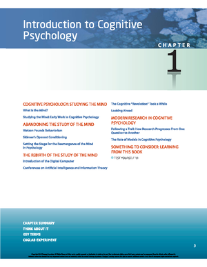 Chapter 1- Booknotes - Chapter 1 Developmental Science- History, Theory ...