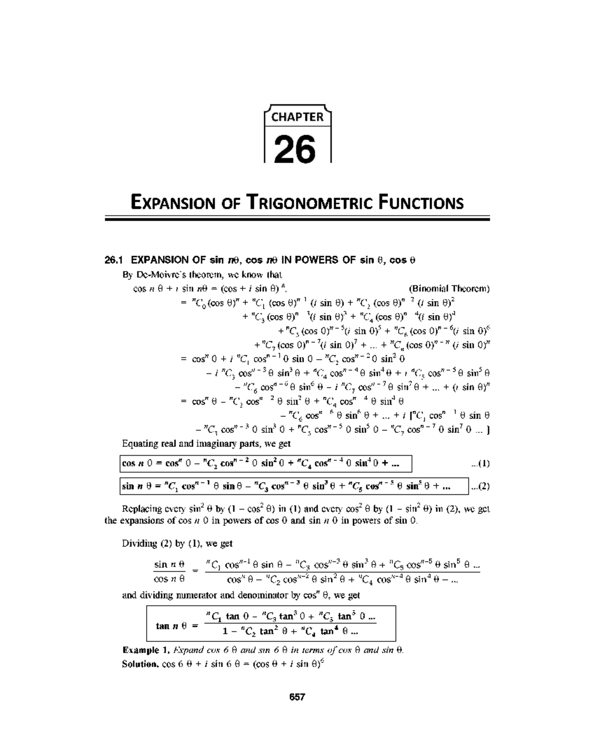 Higher Engg Maths- 26 - Expansion of Trigonometric functions - Applied ...