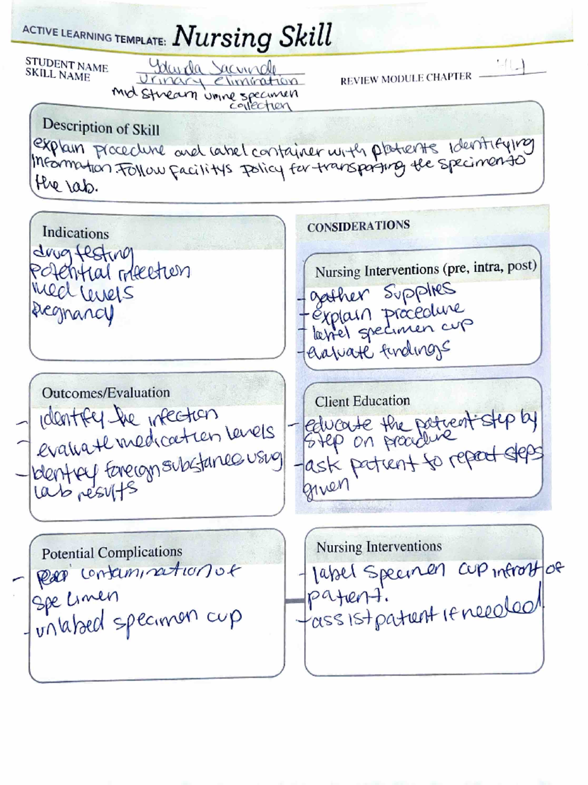 Ati templates Pharm - Acnve LEARNING TEMPLATE, Nursing Skill STUDENT l ...
