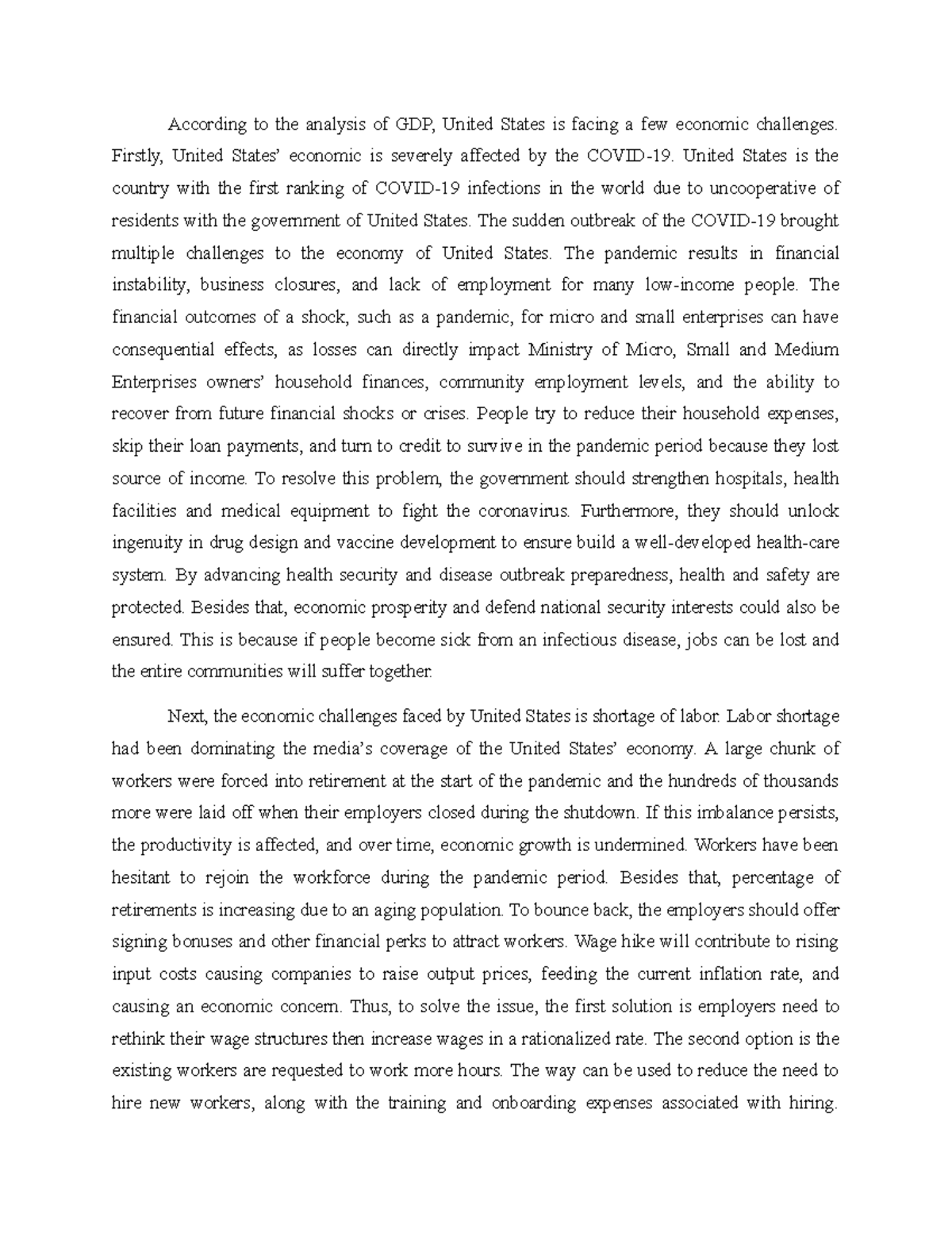 Eco assignment 2.2 - Management Accounting - UTAR - Studocu