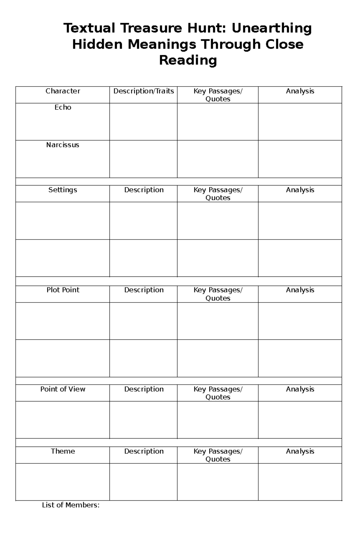 Textual Treasure Hunt - lecture notes - ACC 216 - Textual Treasure Hunt ...