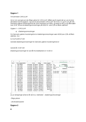 VØ opg. 11 - Systime opgaver - Opgave 11. Susanne Sunesen etablerede for en del år siden en ...