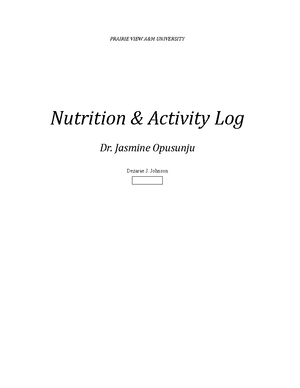 Data Collection Template for the Health Behavior Analysis Project ...