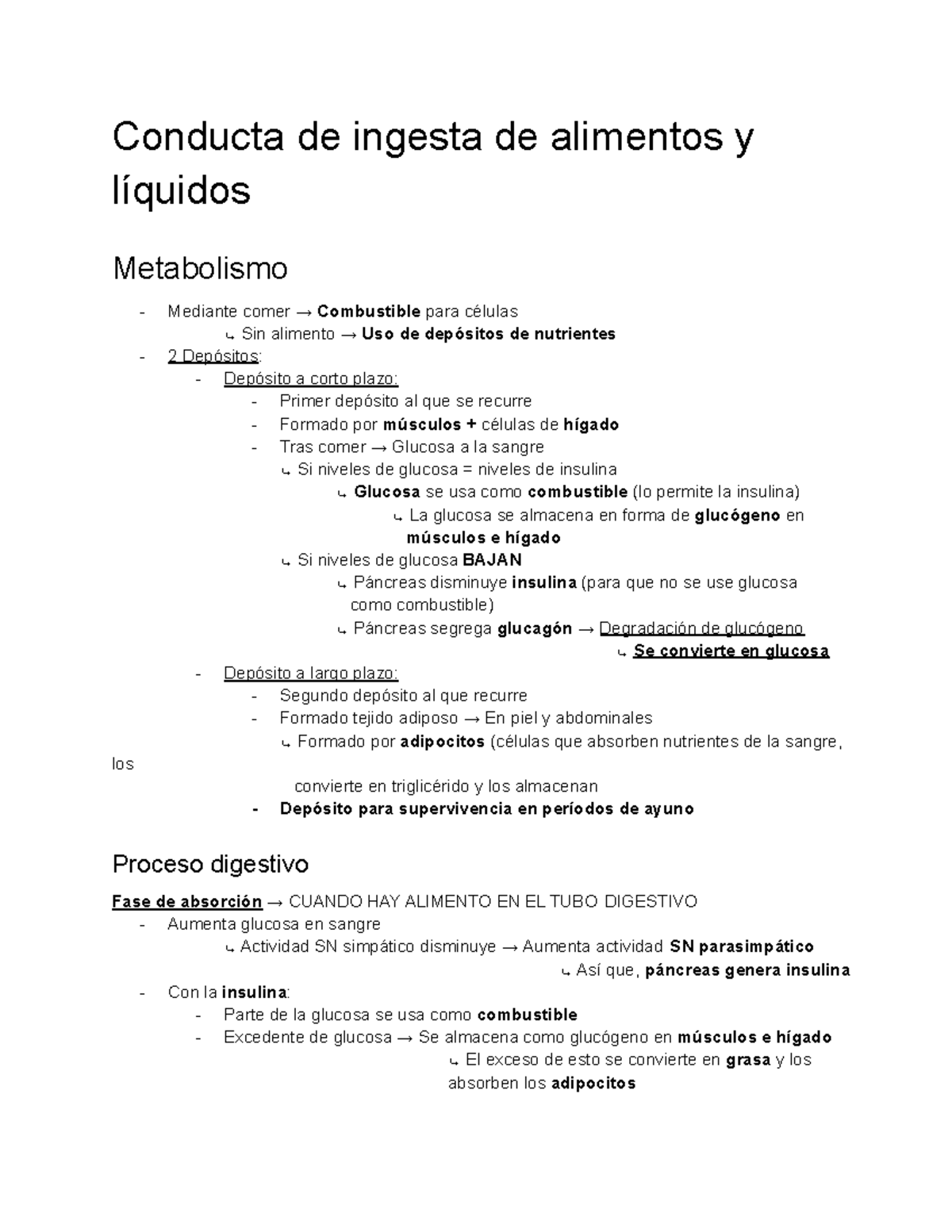 Tema 2 - Conducta de ingesta de alimentos y líquidos - Conducta de ...