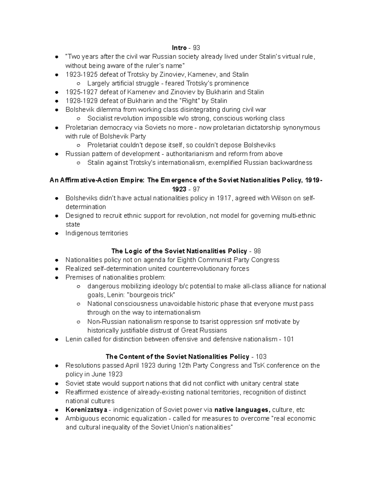 Politics, Society, and Culture in the 1920s - Suny 93-124 - Intro - 93 ...