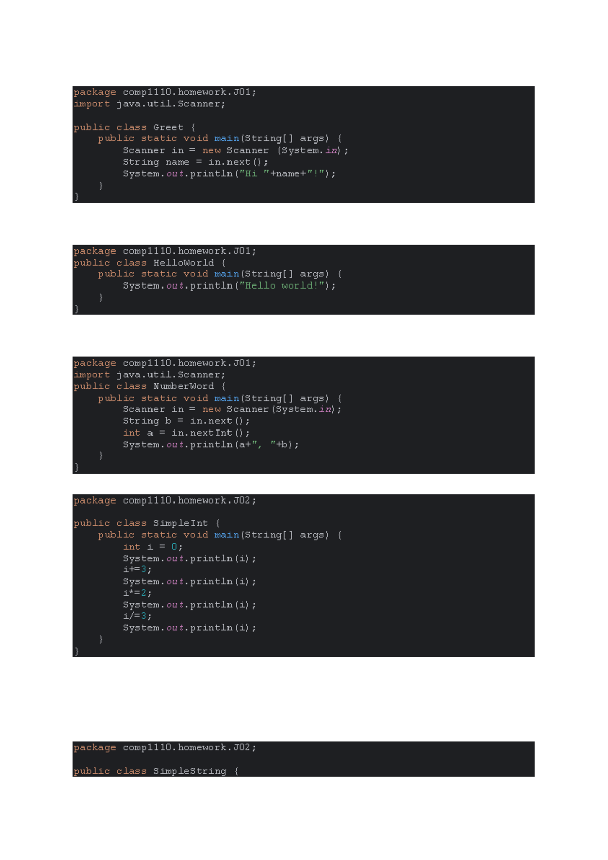 Comp1110 - asdf - package comp1110.homework; import java.util; public ...