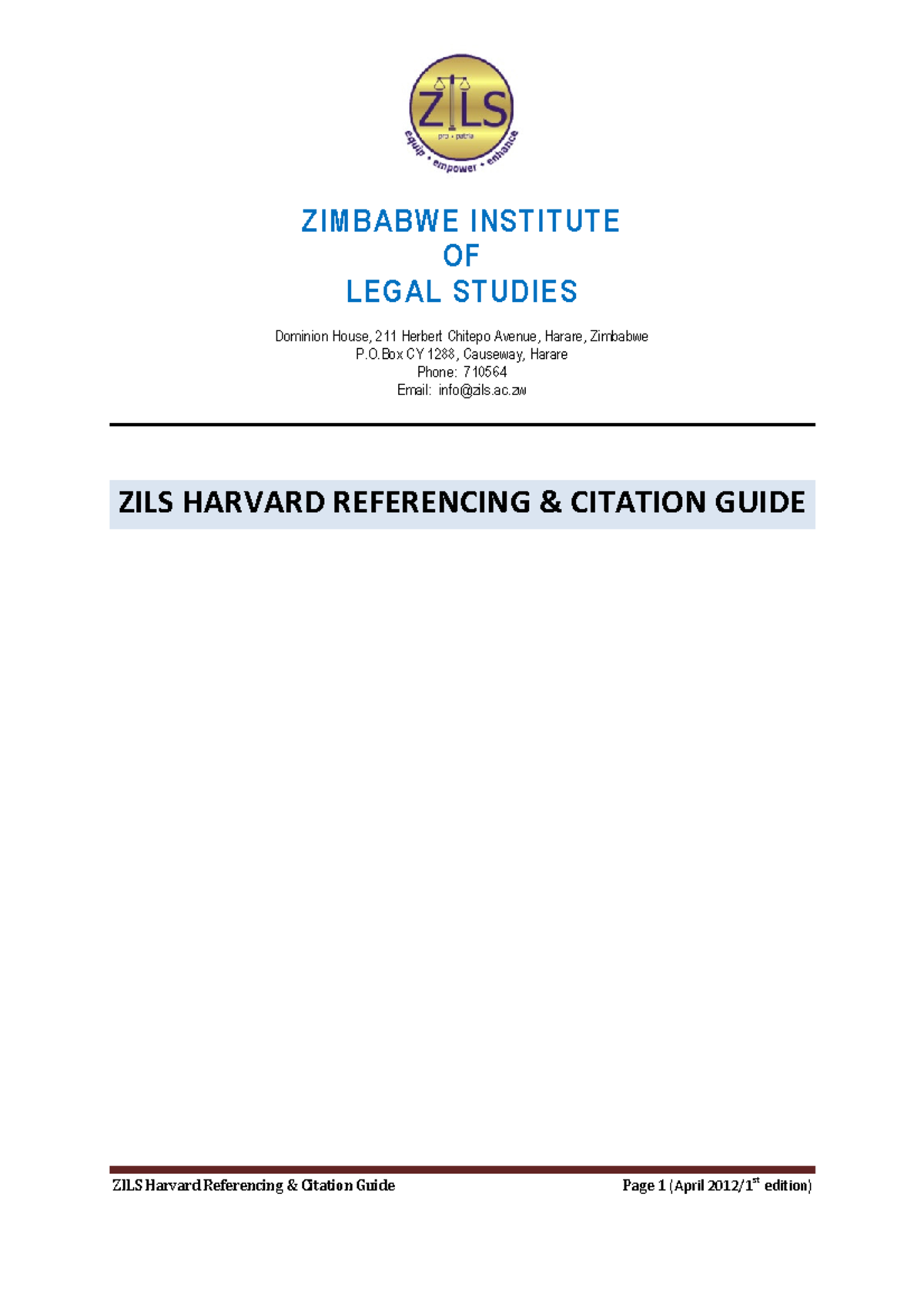 REF Guide on referencing harvard style - - Studocu