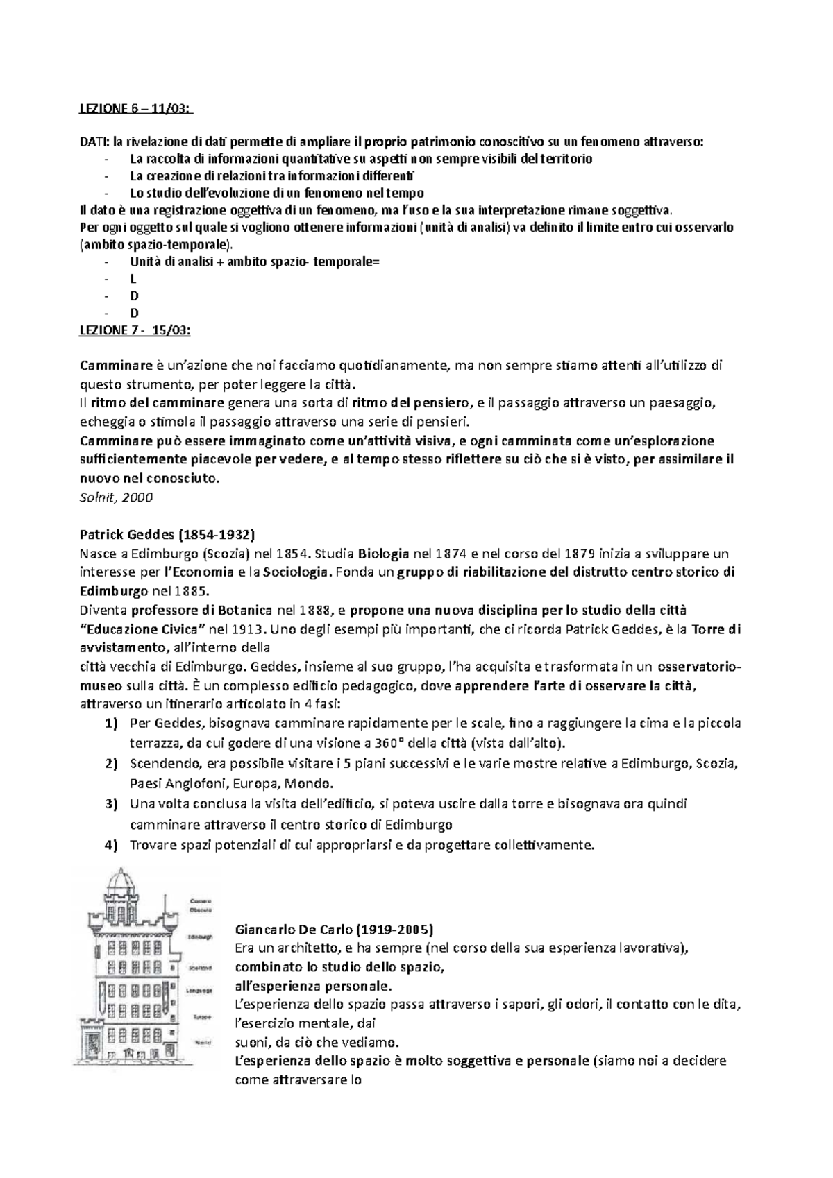 Lab. Urbanistica Bruzzese lez - LEZIONE 6 – 11/03: DATI: la rivelazione ...