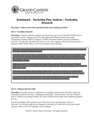 MKT 315 RS T2 Marketing Plan Analysis Consumer Behavior - Marketing ...