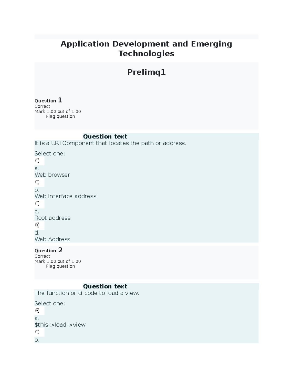 Application Development and Emerging Technologies - Application ...