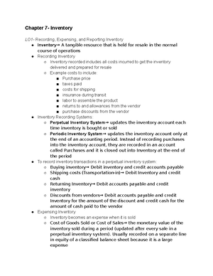 Chapters 1-4 - Chapter 1: Financial Accounting and Business Decisions ...