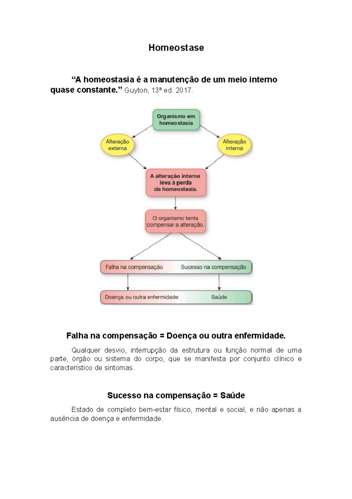 Homeostase conceitos básicos - Homeostase homeostasia a de um meio ...