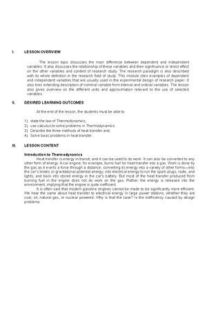 Integral Module Final Part 1 - I. LESSON OVERVIEW In this lesson will ...