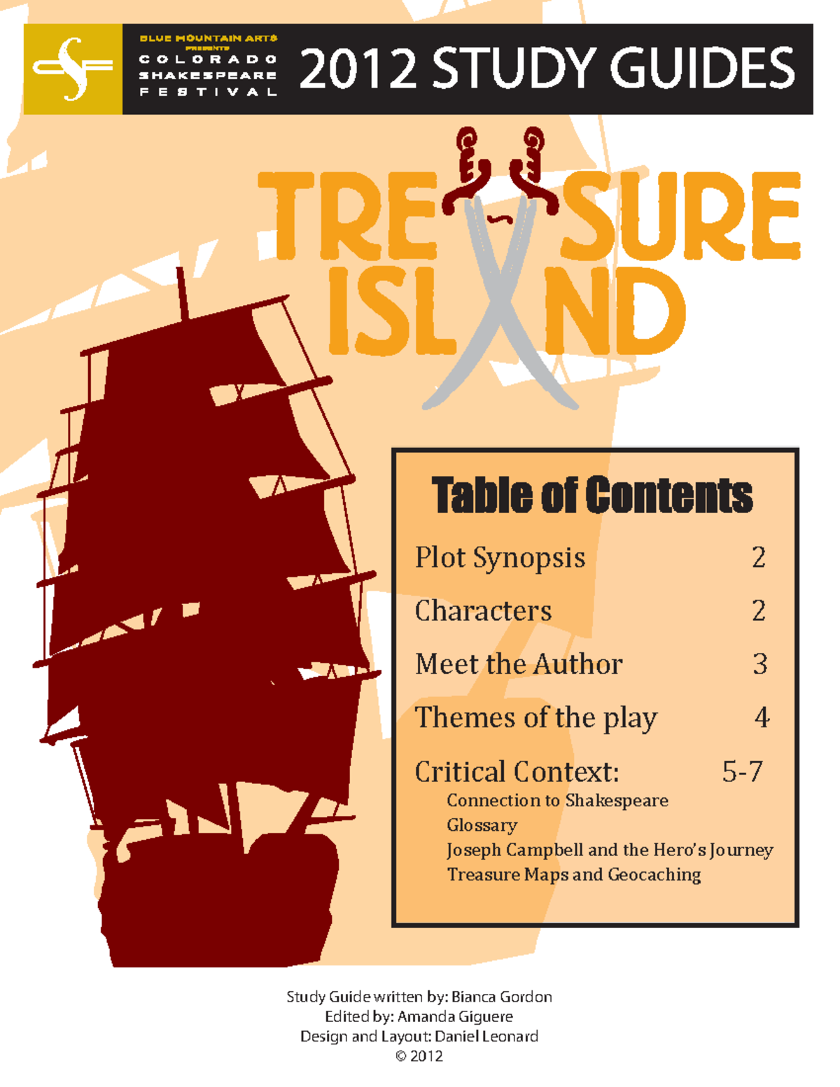 Treasure Island Study Guide - CSF - ####### Study Guide written by ...
