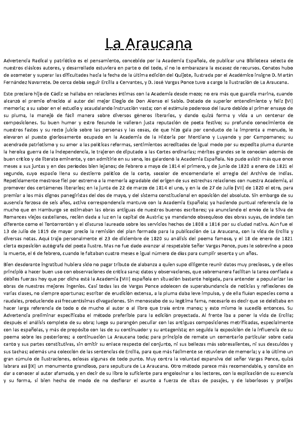 La Araucana - espero que les sirva - La Araucana Advertencia Radical y patriótico es el ...