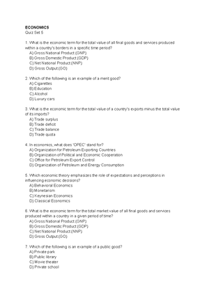 Chapter 1 Economic Way of Thinking - Chapter 1—Introducing the Economic ...