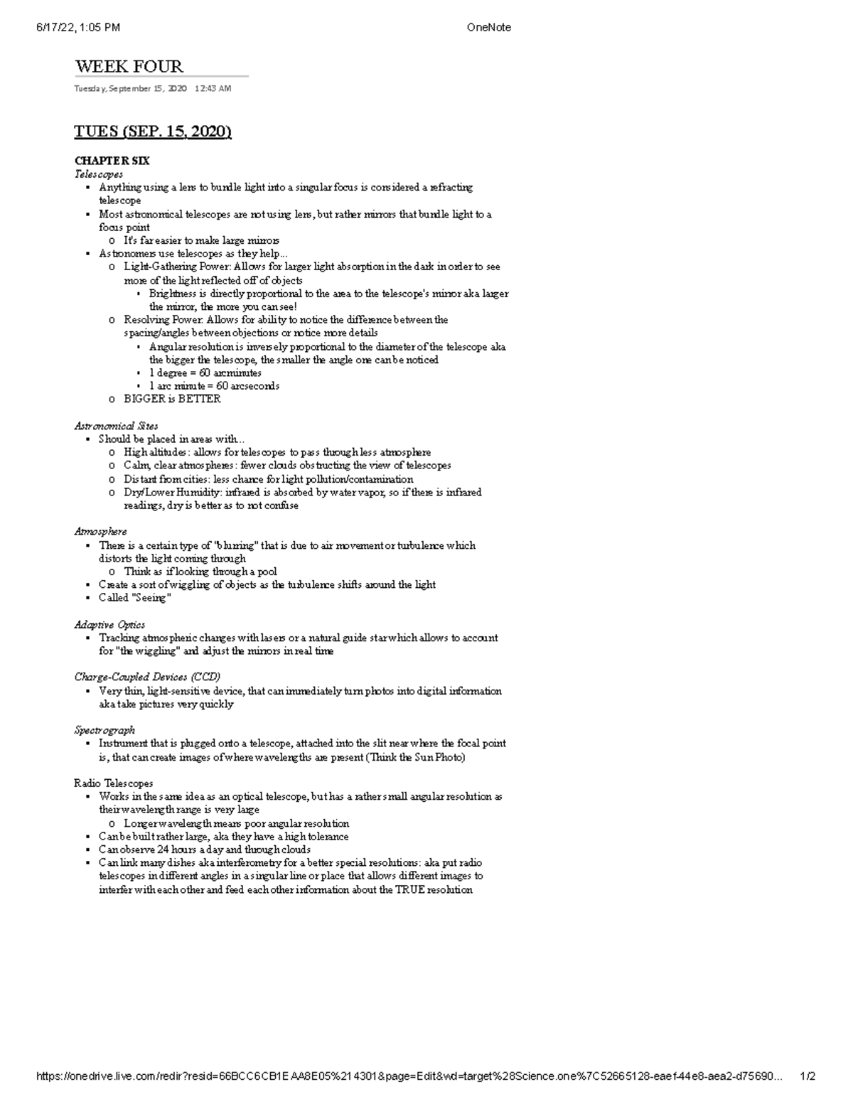 AST 301 - Chapter 6 - The Fall Semester of 2020 to 2021 in AST 301 by ...