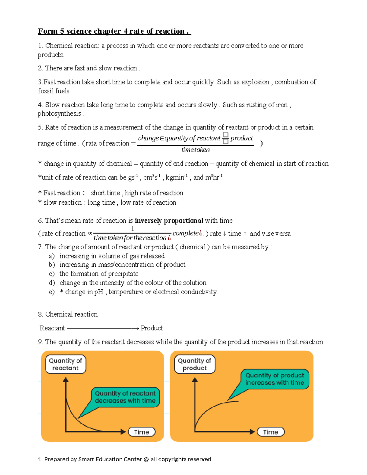 form 5 science chapter 4 note - Form 5 science chapter 4 rate of ...
