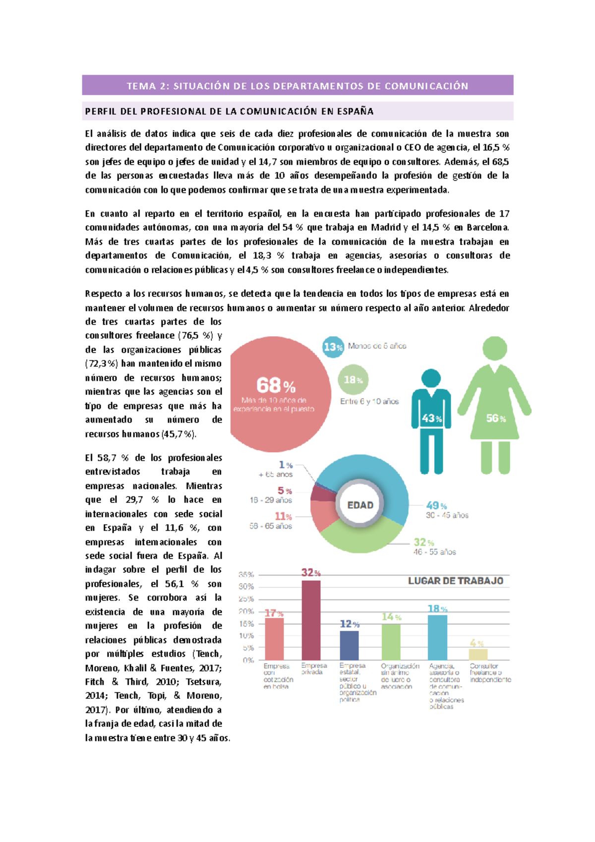 TEMA 2 Dircom - TEMA 2: SITUACIÓN DE LOS DEPARTAMENTOS DE COMUNICACIÓN ...