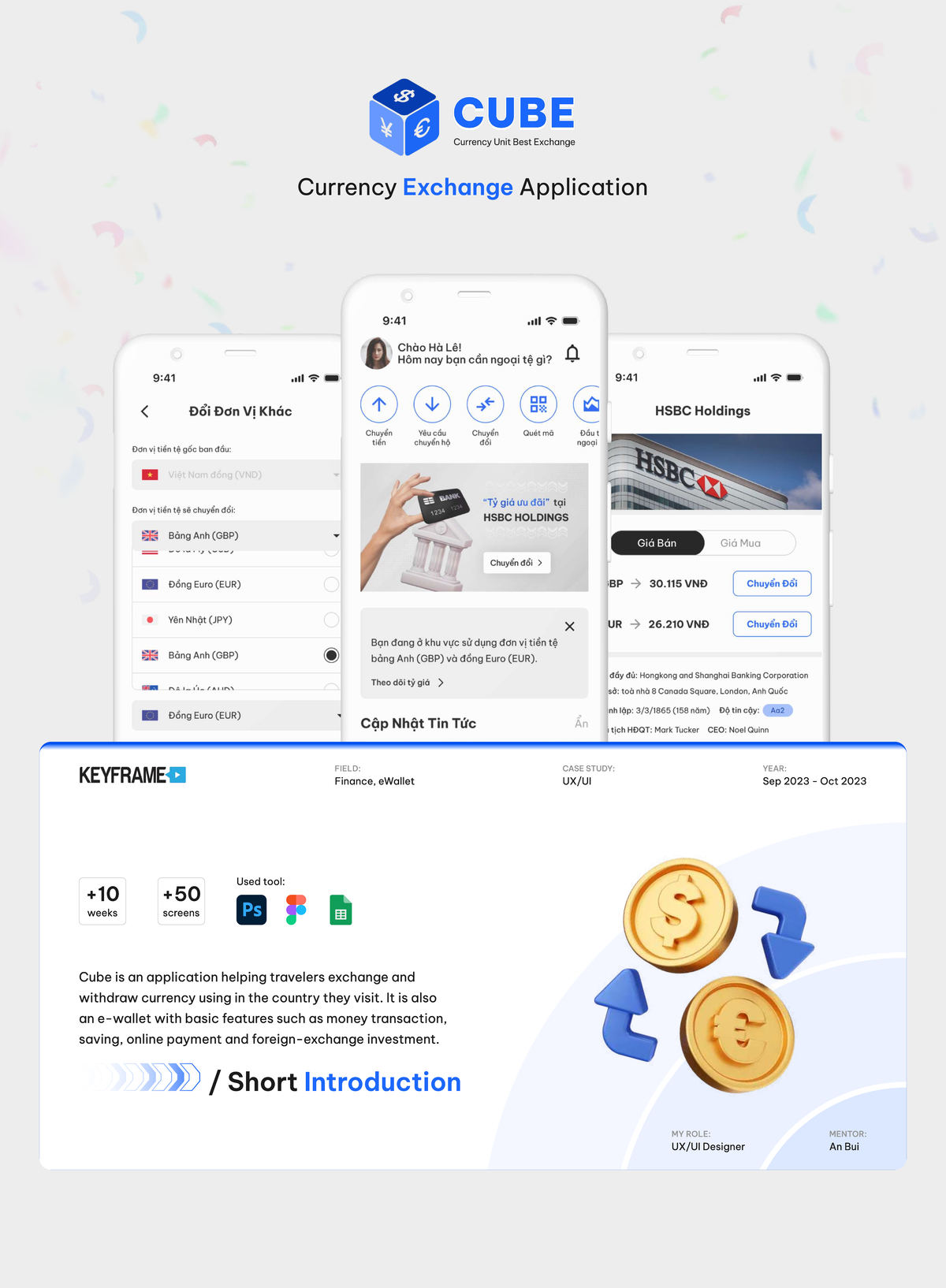 Cube - Exchange Currency Application - FIELD: Finance, eWallet CASE ...
