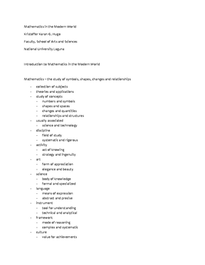 MMW Chapter 4 Quantitative Data & Basic Statistical Analysis - FLEX Course Material QUANTITATIVE ...