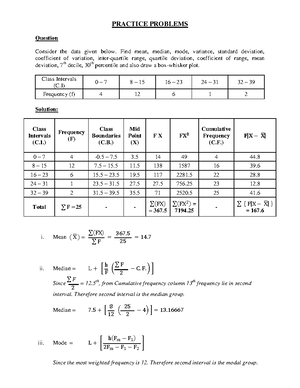 Formula Sheet - good - Page 1 of 1 Formula Sheet Descriptive Statistics ...