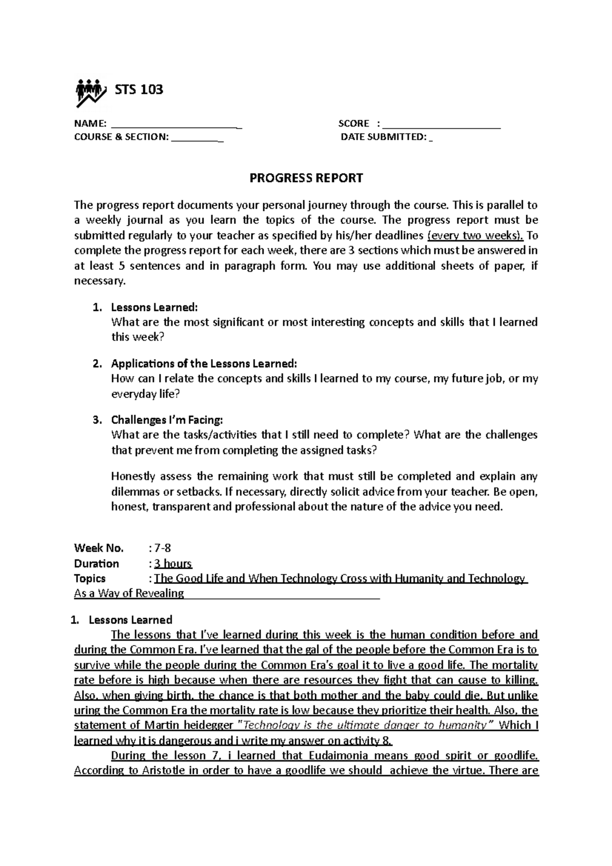 The Good Life and When Technology Cross with Humanity and Technology As ...