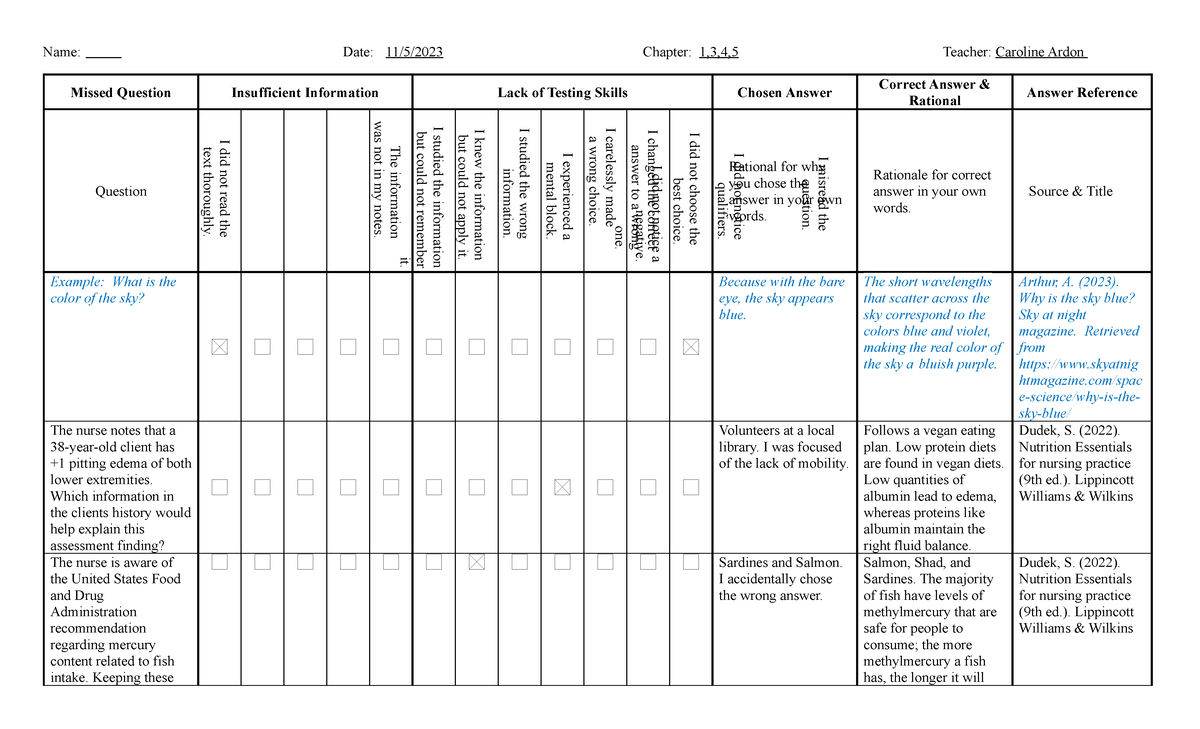 Week 1 Mastery Quiz Review - The information was not in my notes. but ...