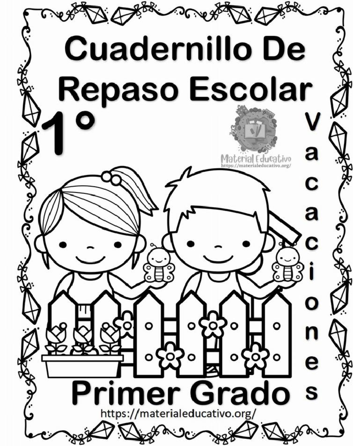 Cuadernillo Repaso Escolar 1er Grado Mex - Autorizado para su reproducción gratuita. D erechos R ...