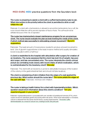 Tissue Integrity ATI - ATI Module assignment - A wound, ostomy and ...