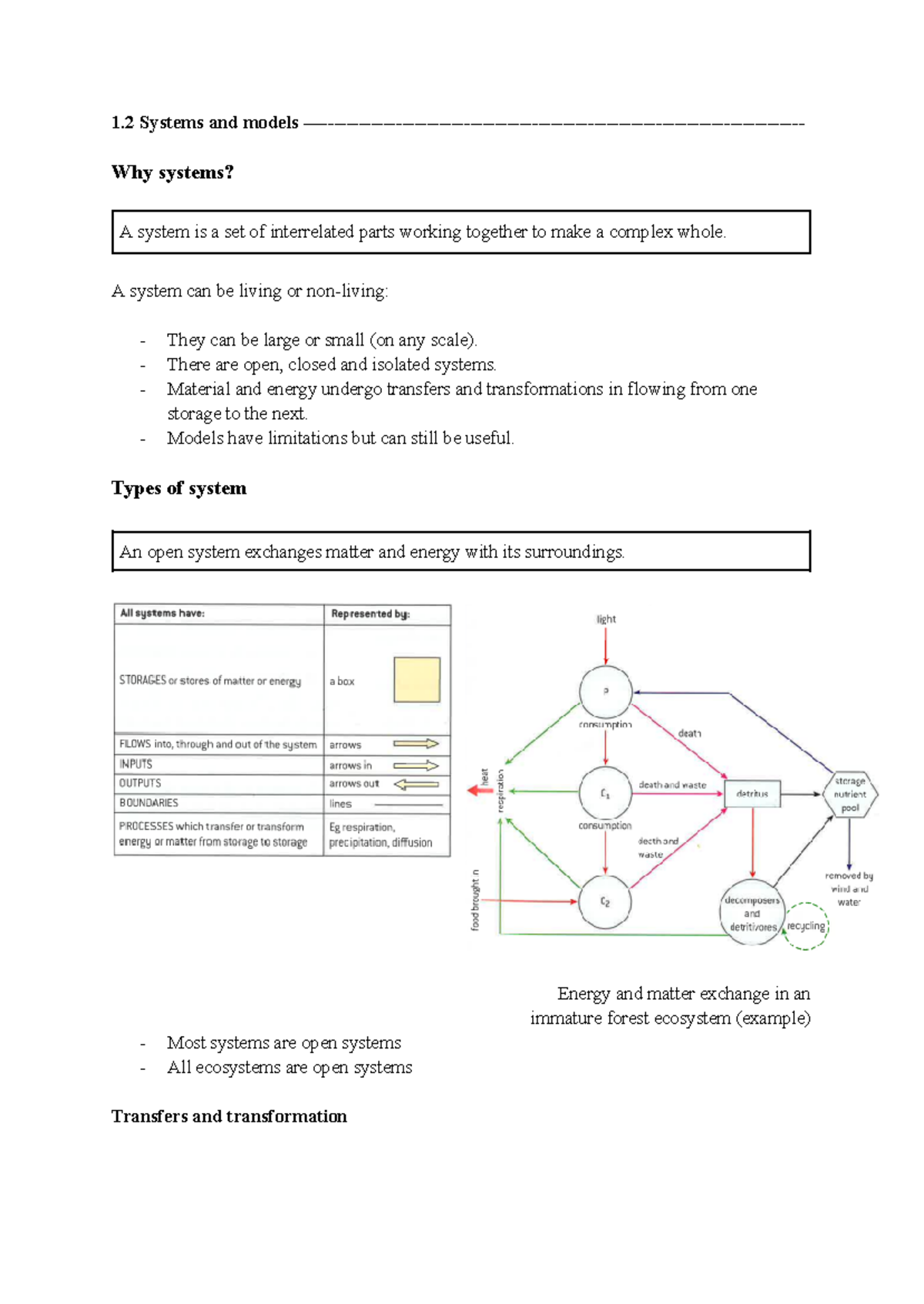 Apuntes del tema 1 por capítulos - 1 Systems and models —- Why systems ...