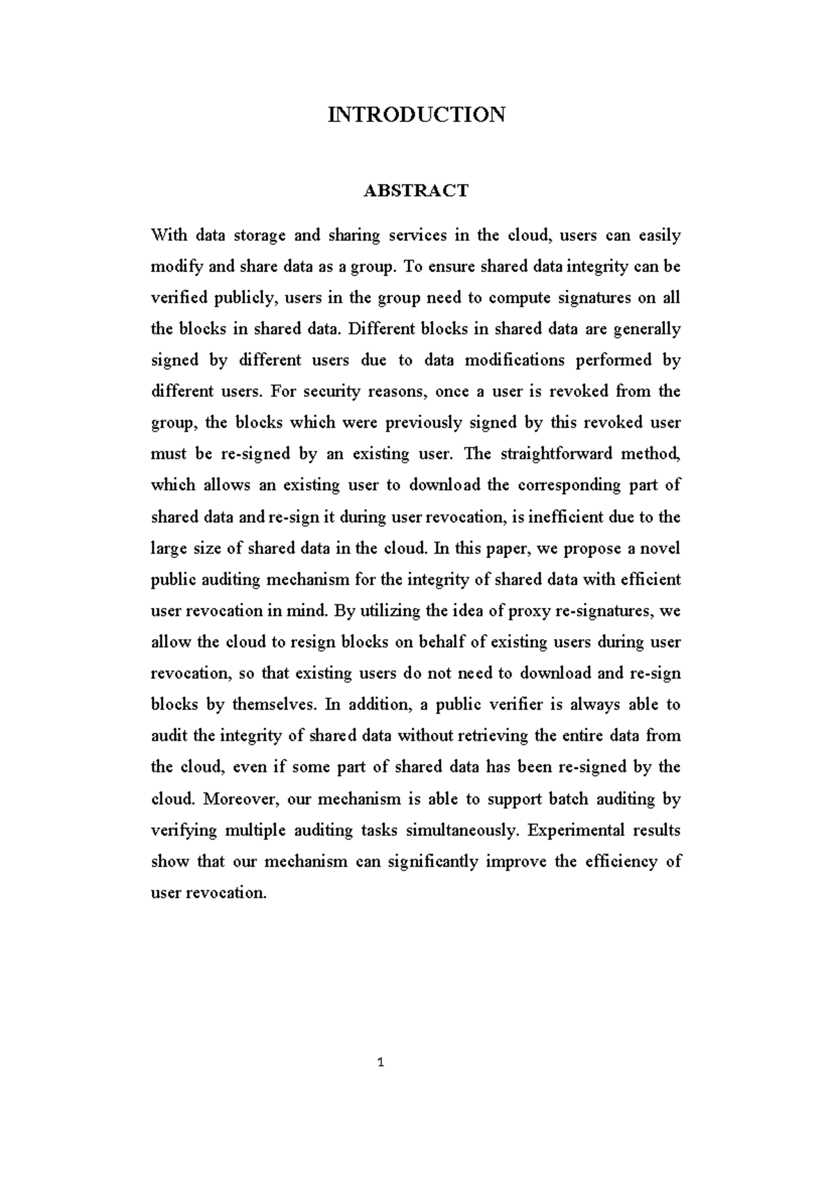 Project Documentation-3 - INTRODUCTION ABSTRACT With data storage and ...
