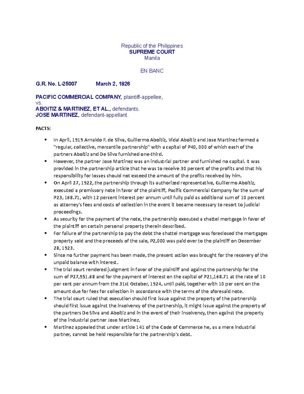 #6 - Case digest - Republic of the Philippines SUPREME COURT Manila EN ...