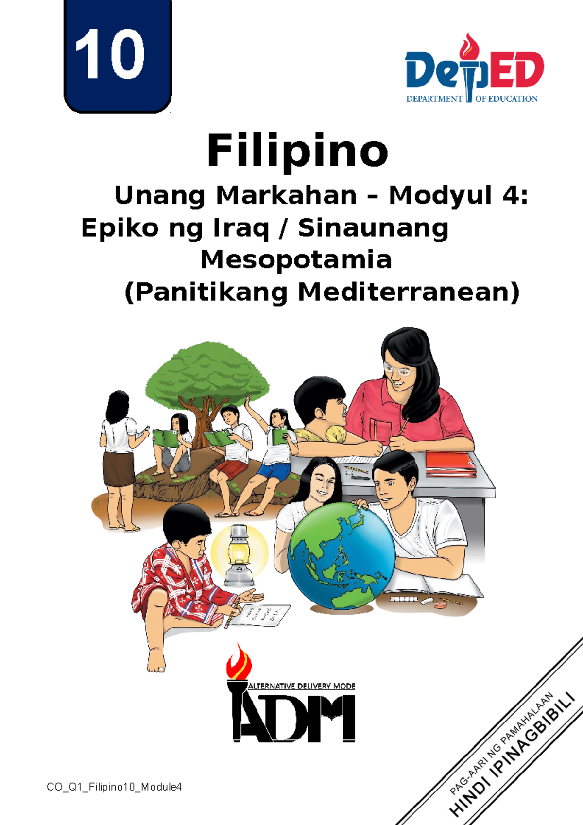 Filipino 10 Module 4 Quarter 1 Edited - 10 Filipino Unang Markahan ...